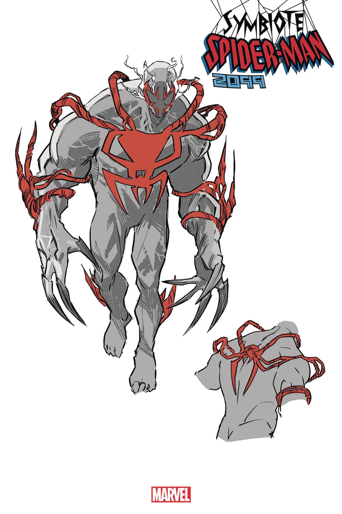 Symbiote Spiderman Comic Drawing